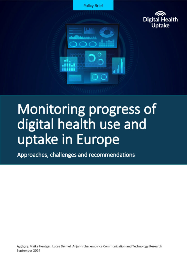 Monitoring progress of digital health use and uptake in Europe ...