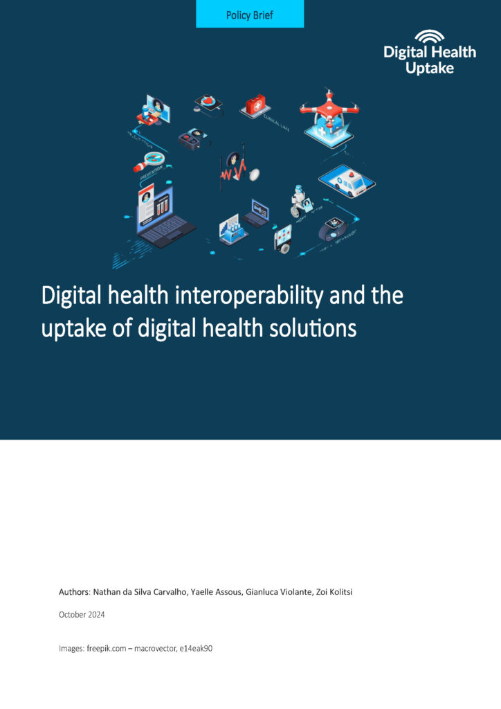 Digital health interoperability and the uptake of digital health ...